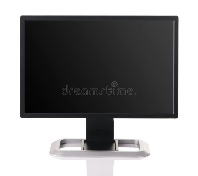 Monitor De Computador Preto Moderno Imagem de Stock - Imagem de projeto ...