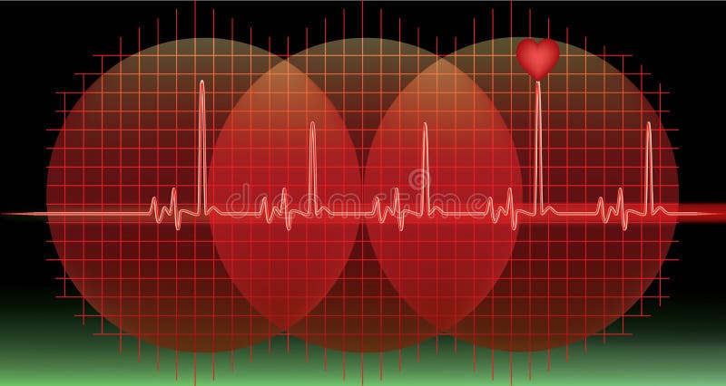 Monitor_with_rhythm stock vector. Illustration of marriage - 18103641