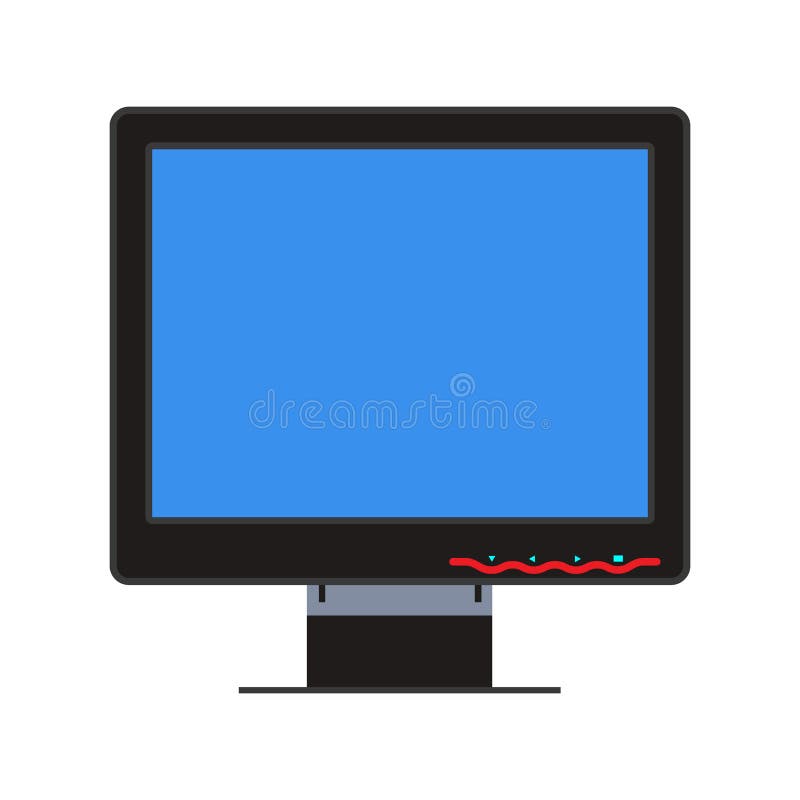 Computer Top View Technology Business Office Design Background. Above ...