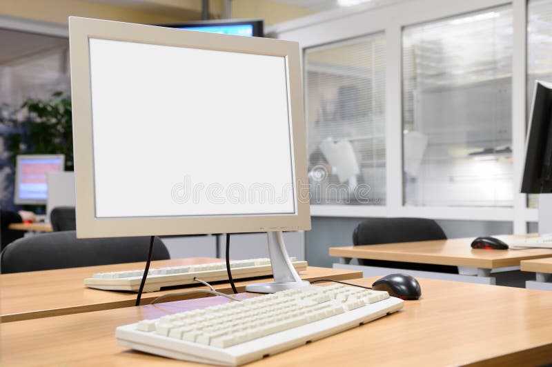 Computer training center stock photo. Image of information - 2257450