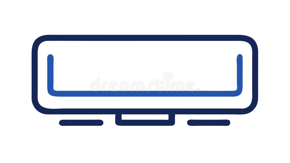 Monitor Screen Outline Icon, Display and Technology Vector, Vector ...