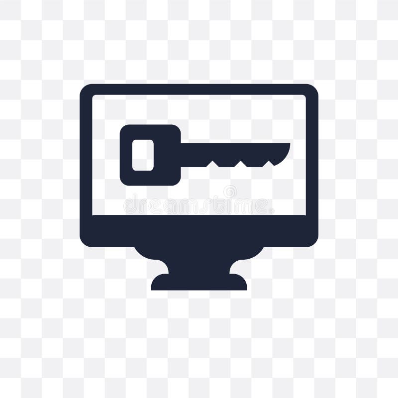 Monitor Security Transparent Icon. Monitor Security Symbol Design from ...