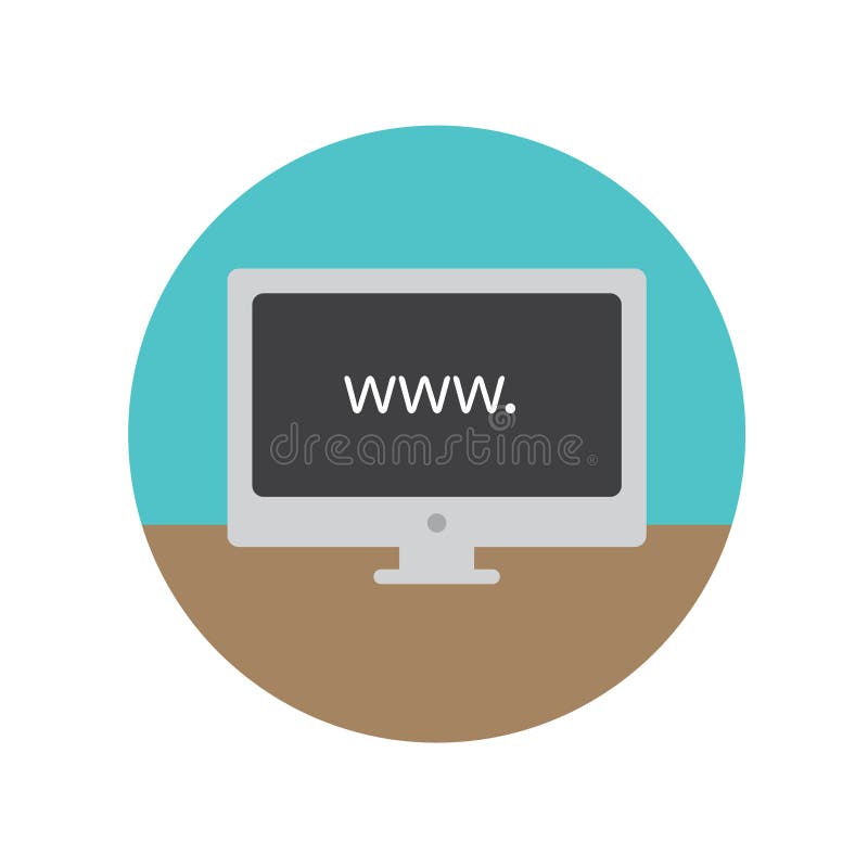 Computer stock vector. Illustration of monitor, technology - 190679864