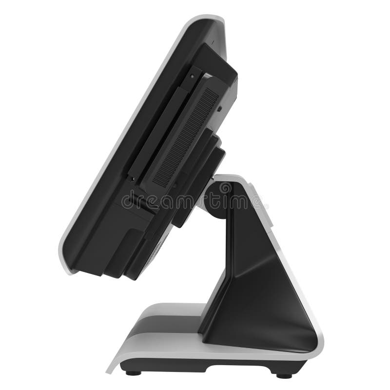 Monitor side view stock image. Image of card, business - 53781385