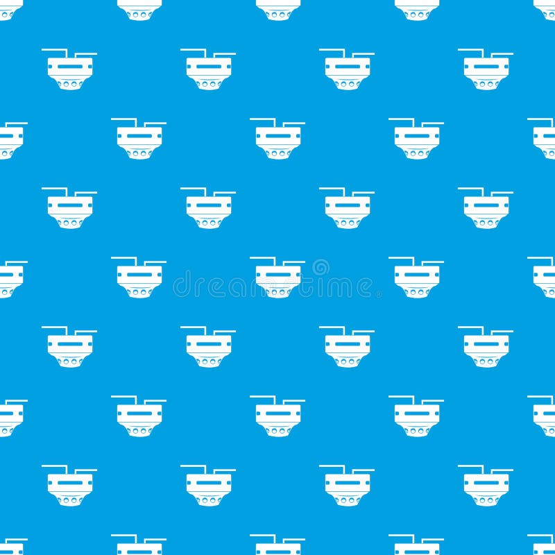Monitor Socket Pattern Seamless Blue Stock Vector - Illustration of ...