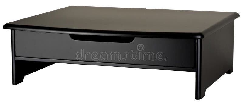 Monitor Stand with Drawer stock photo. Image of accessory - 12119794