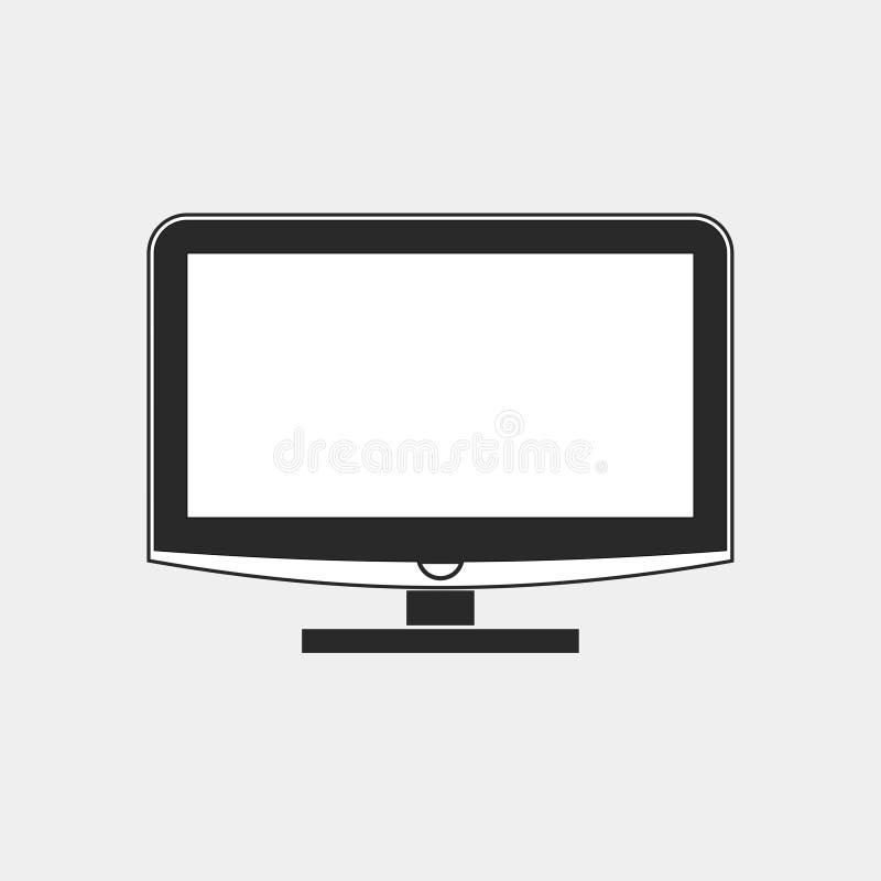 Monitor Vector Icon. Computer Screen for Web Design Stock Vector ...
