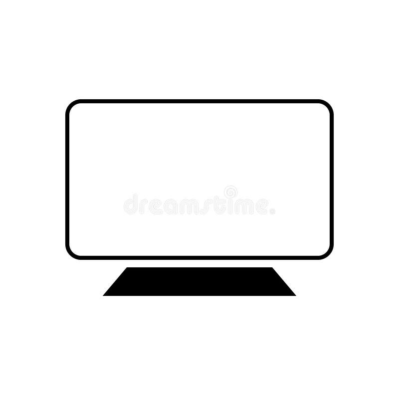 Monitor Vector Icon. Monitor Illustration Symbol Stock Illustration ...