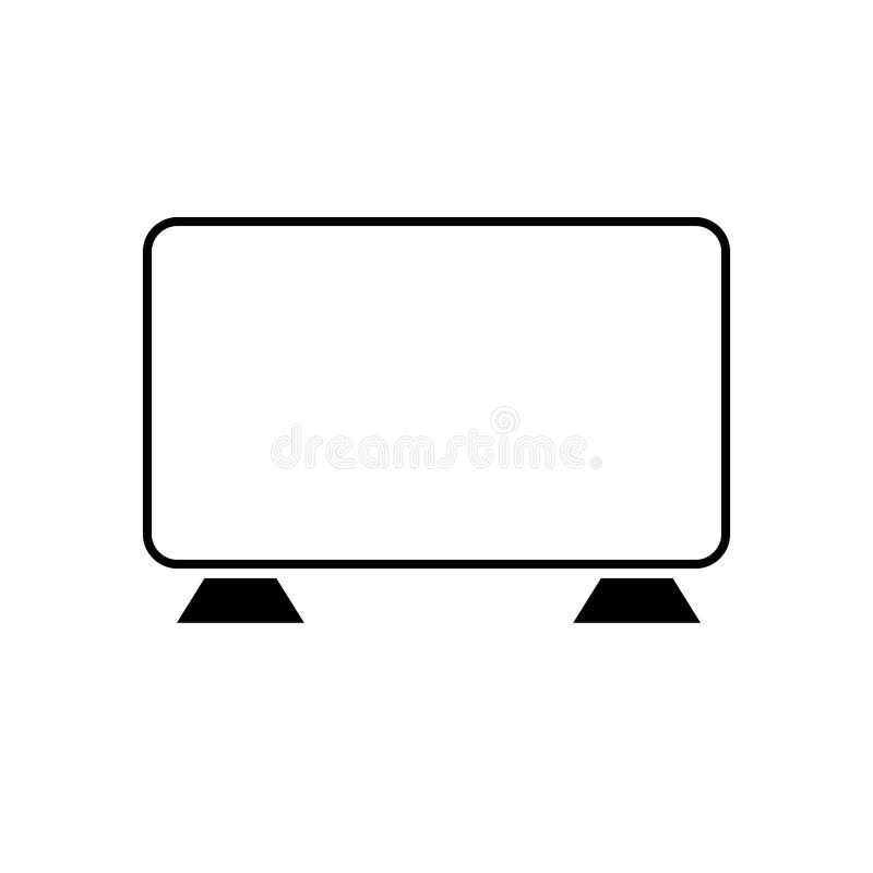 Monitor Vector Icon. Monitor Illustration Symbol Stock Vector ...