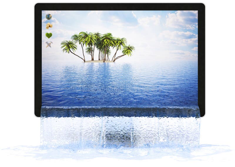 Monitor stock illustration. Illustration of design, colors - 30393724