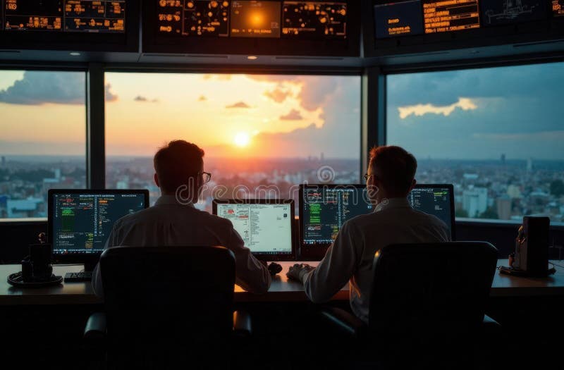 Monitoring Air Defense Systems at Sunset with Advanced AI Technology ...