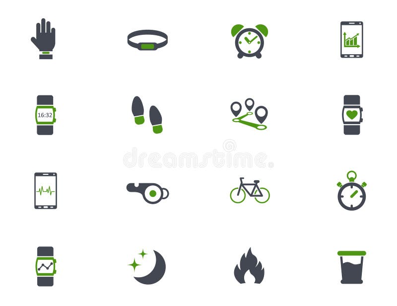 Monitoring apps icon set stock vector. Illustration of grey - 231702237