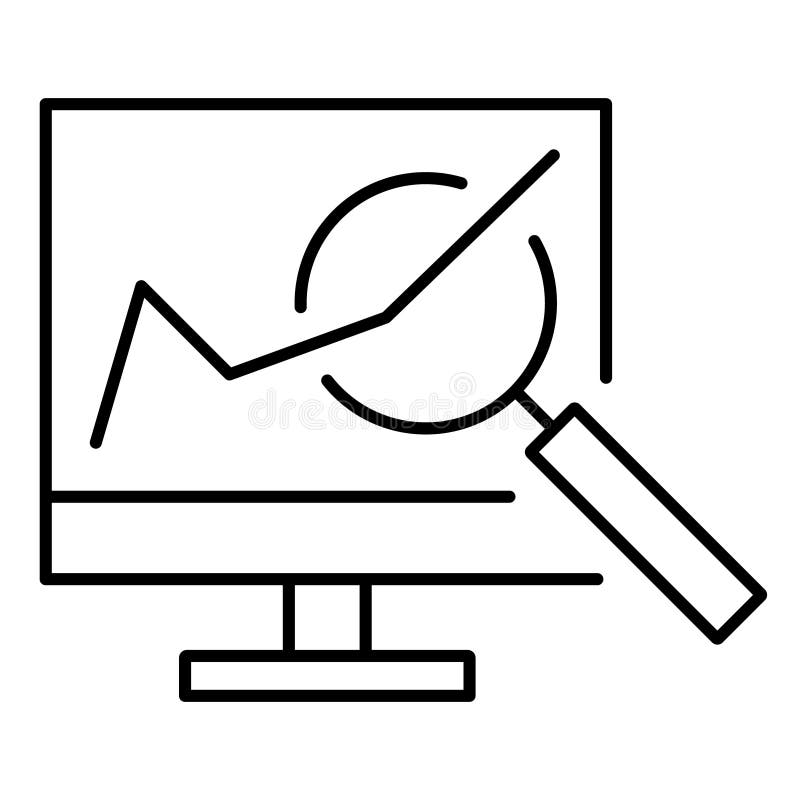 Monitoring icon vector stock vector. Illustration of glyph - 107269801
