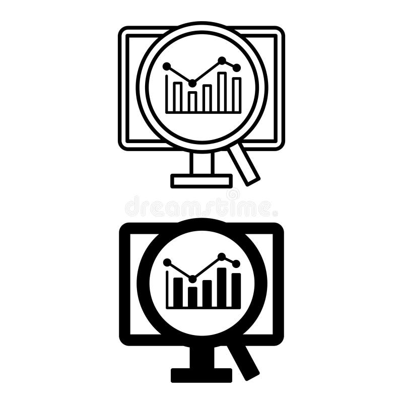 Monitoring Icons. stock vector. Illustration of monitoring - 310235236