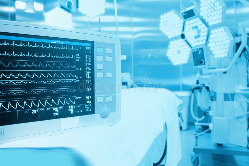 Monitoring in Operation Room Stock Image - Image of patient, hands: 4665701