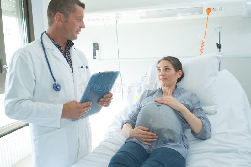 Monitoring the Pregnant Woman Stock Photo - Image of mother, healthcare ...