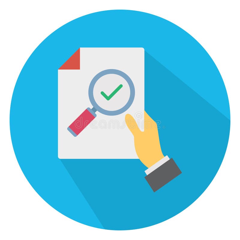 Monitoring Report, Personal Development Color Vector Icon Which Can ...