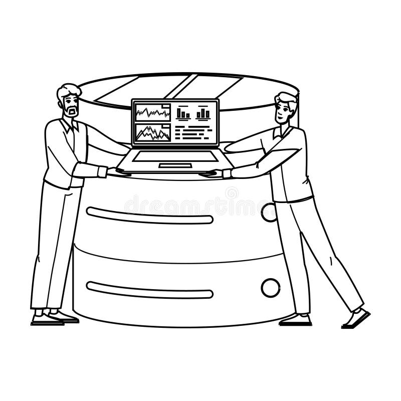 Server Console Vector Stock Illustrations 824 Server Console Vector