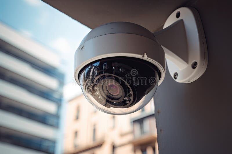 Monitoring and Surveillance, Outdoor Surveillance Camera on the ...