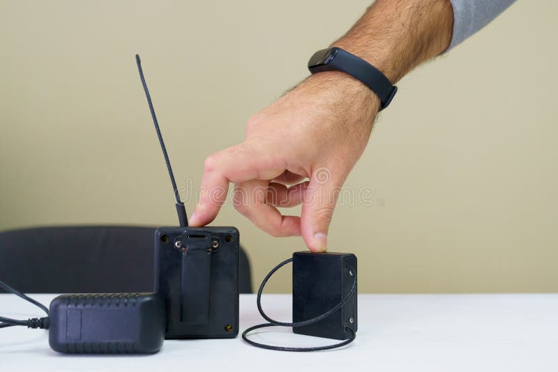 Monitoring System with an Electronic Bracelet. Penalty Control Gadget ...