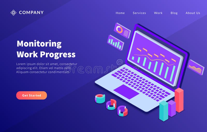 Monitoring Work Progress Concept Online with Computer and Data Analysis ...