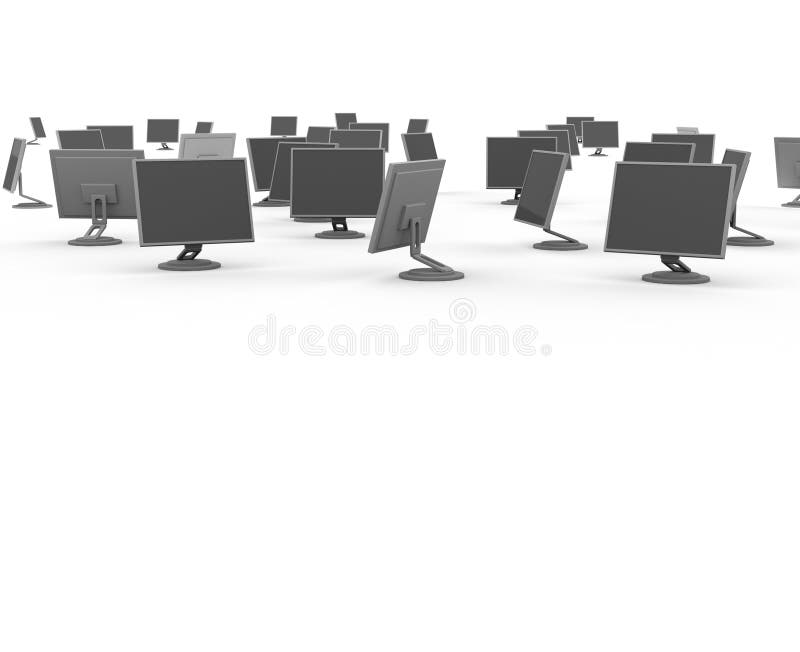 Monitors stock illustration. Illustration of monitor, monitors - 407354