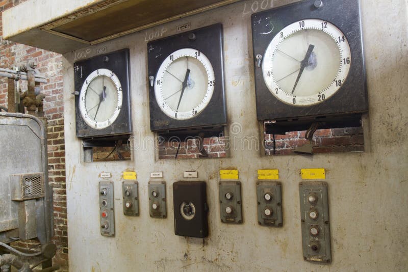 Control Panel Inside Guard Station in Prison Stock Photo - Image of ...