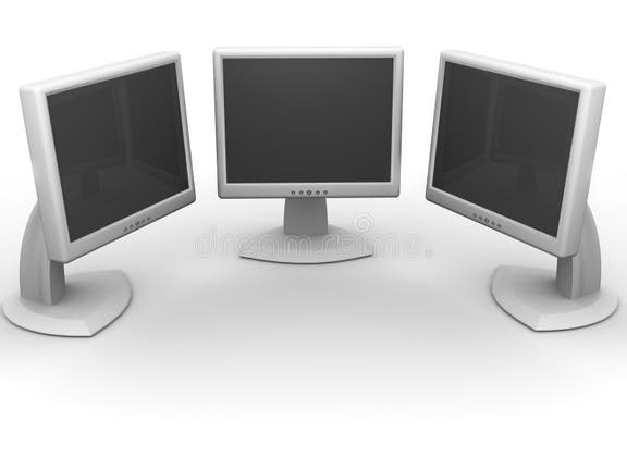 Network Symbol Three Monitors Stock Illustrations – 20 Network Symbol ...