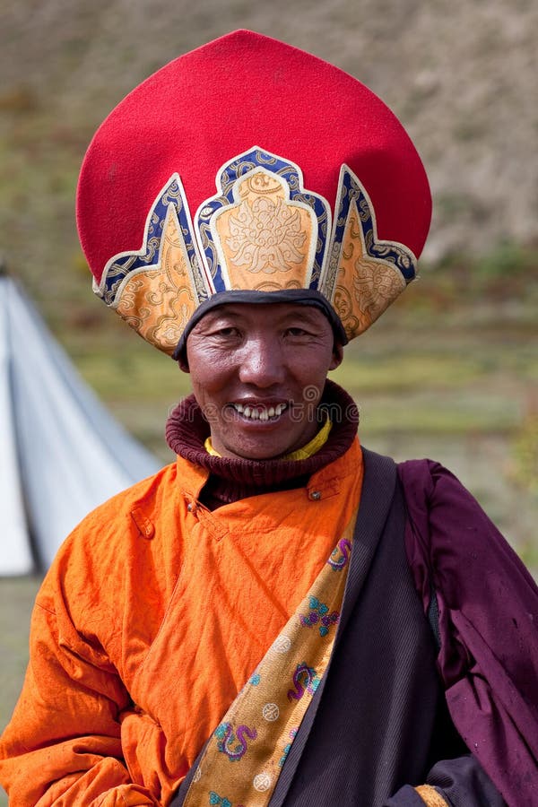 Monje tibetano foto editorial. Imagen de asia, cultura - 27126621