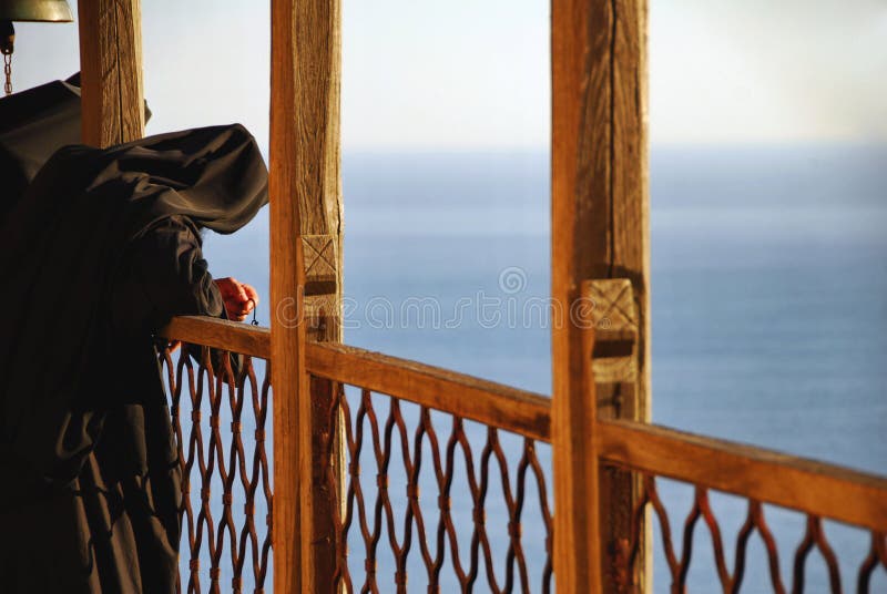Monjes ortodoxos foto de archivo. Imagen de monje, horizonte - 19784602