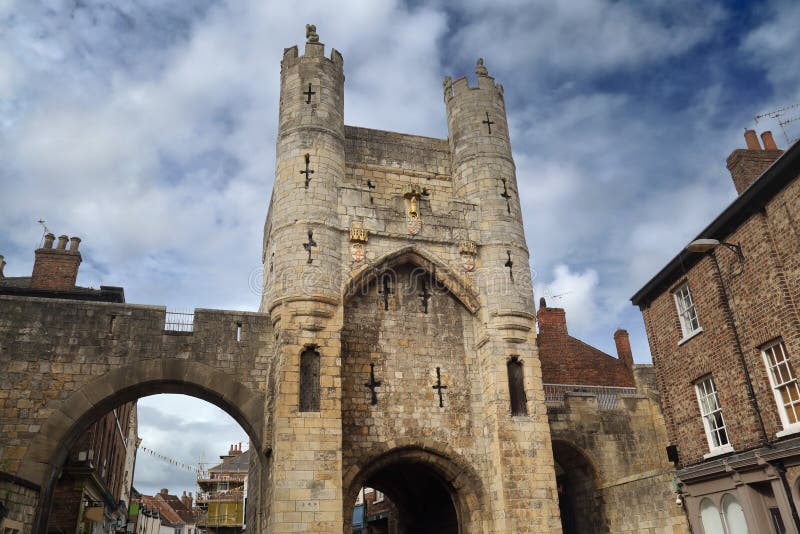 Monk bar in York, UK editorial photography. Image of sight - 259355802