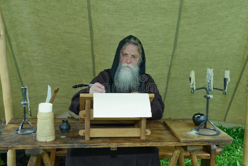 Monk Writing Quill Stock Photos - Free & Royalty-Free Stock Photos from ...