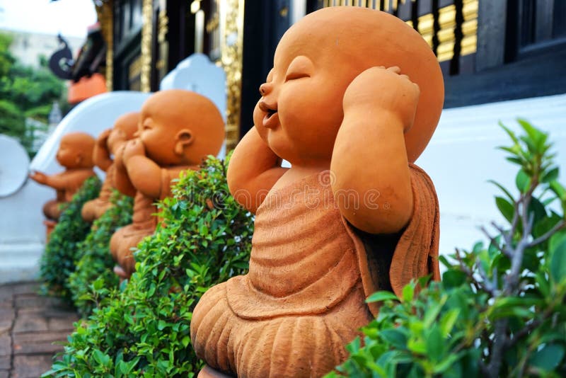 Monk stock photo. Image of buddhism, close, mean, temple - 87604778