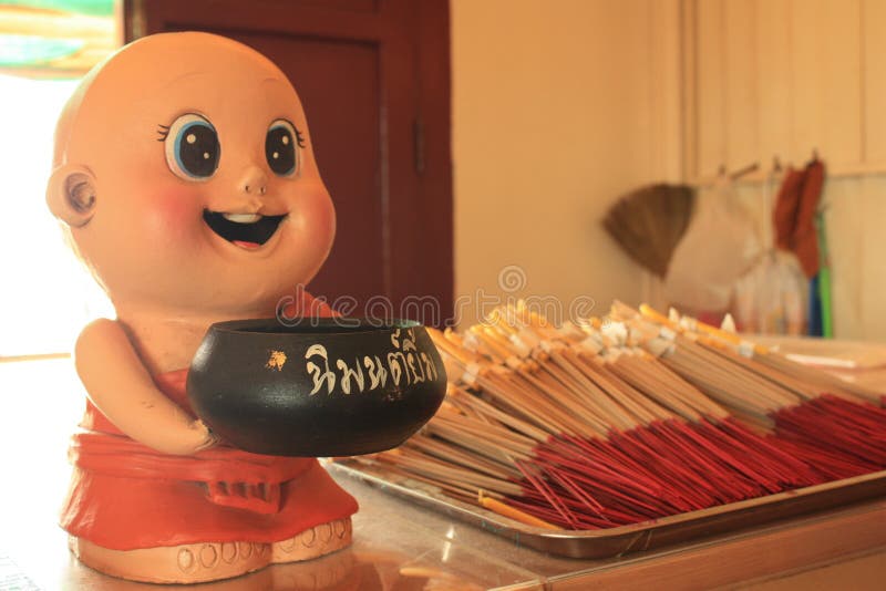 Monk Doll in Bangkok, Thailand Editorial Photography - Image of swing ...