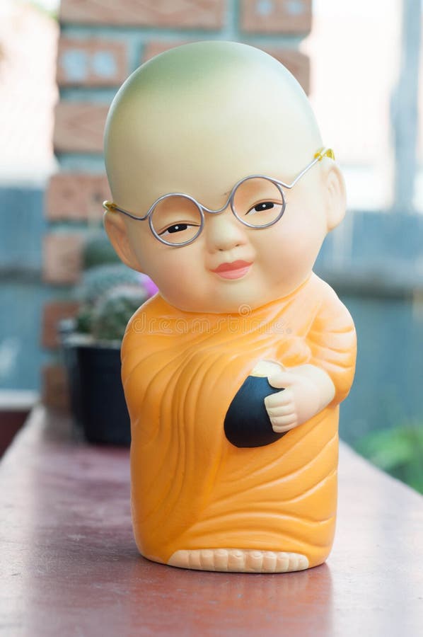 Monk doll stock photo. Image of body, serene, meditation - 51470400