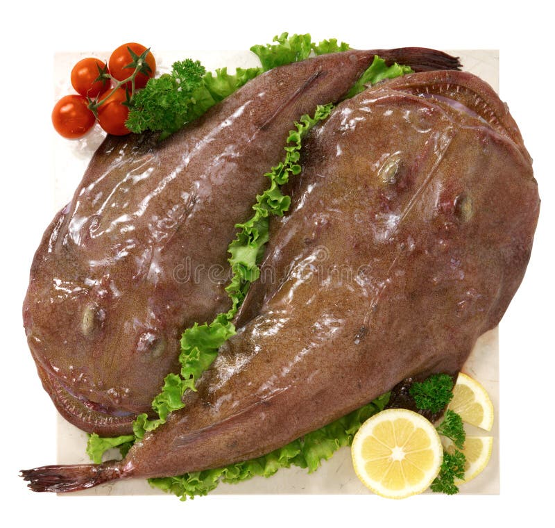 Monk-fish stock image. Image of food, counter, salad - 28353635