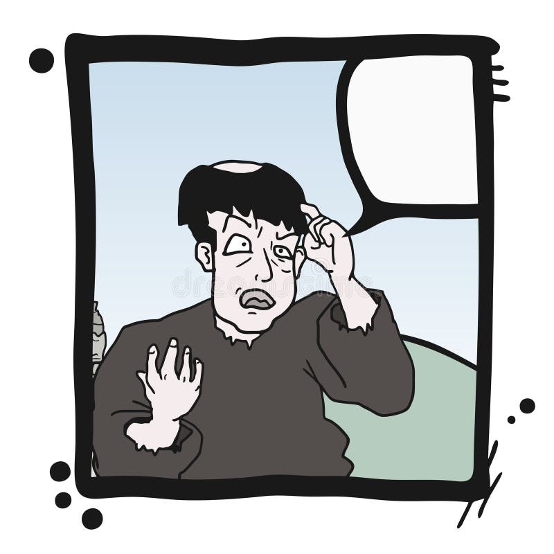 Monk frame stock vector. Illustration of hand, expressive - 34021564