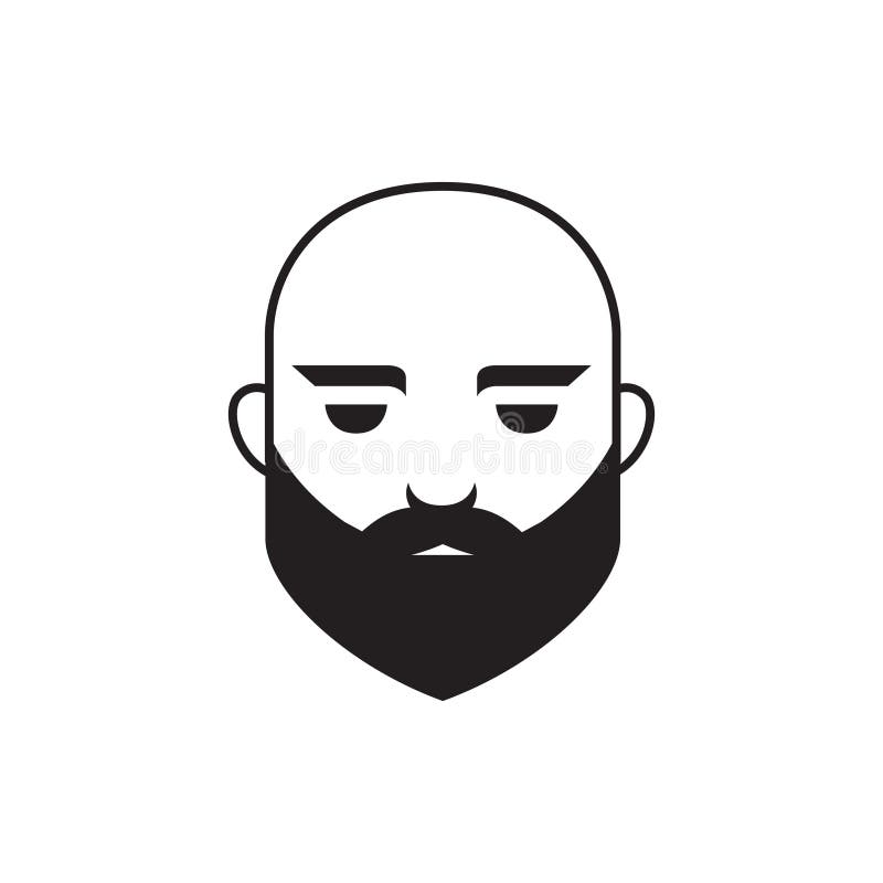 Monk Head Simple Logo Design Vector Stock Vector - Illustration of soul ...