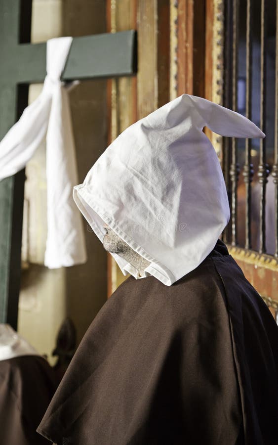 Monk of the Inquisition stock image. Image of cloister - 32136425