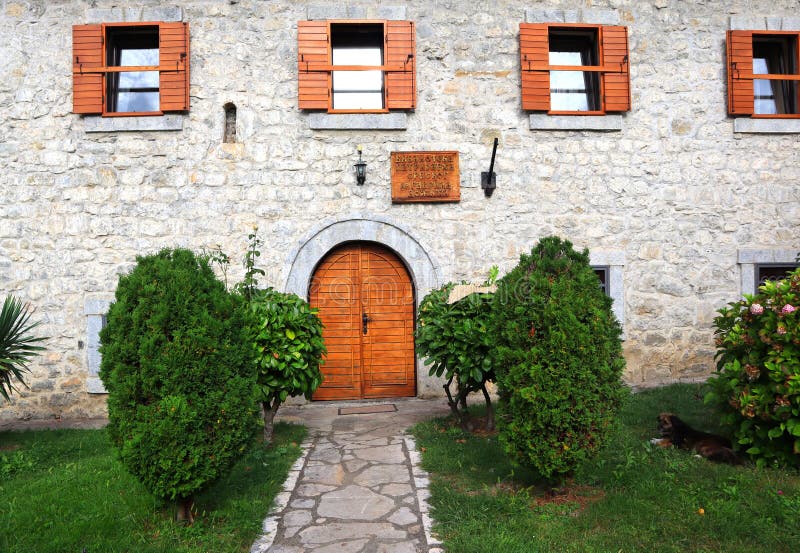 Monk S Cell in Moracha Monastery in Montenegro Stock Image - Image of ...