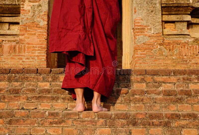 Monk s foot stock image. Image of morning, temple, sunrise - 67658797