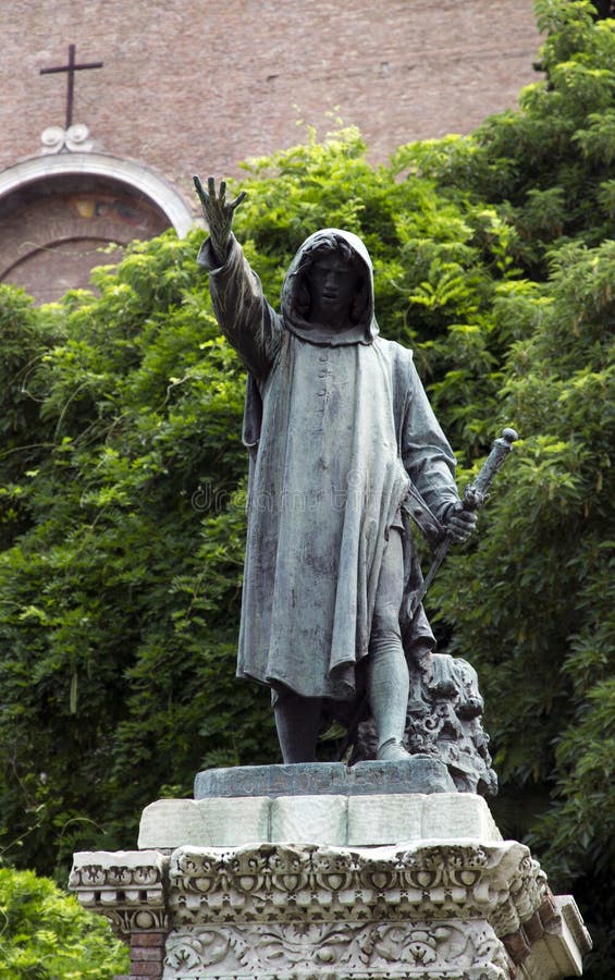 Monk Statue Near Santa Maria in Aracoeli, Rome Stock Image - Image of ...