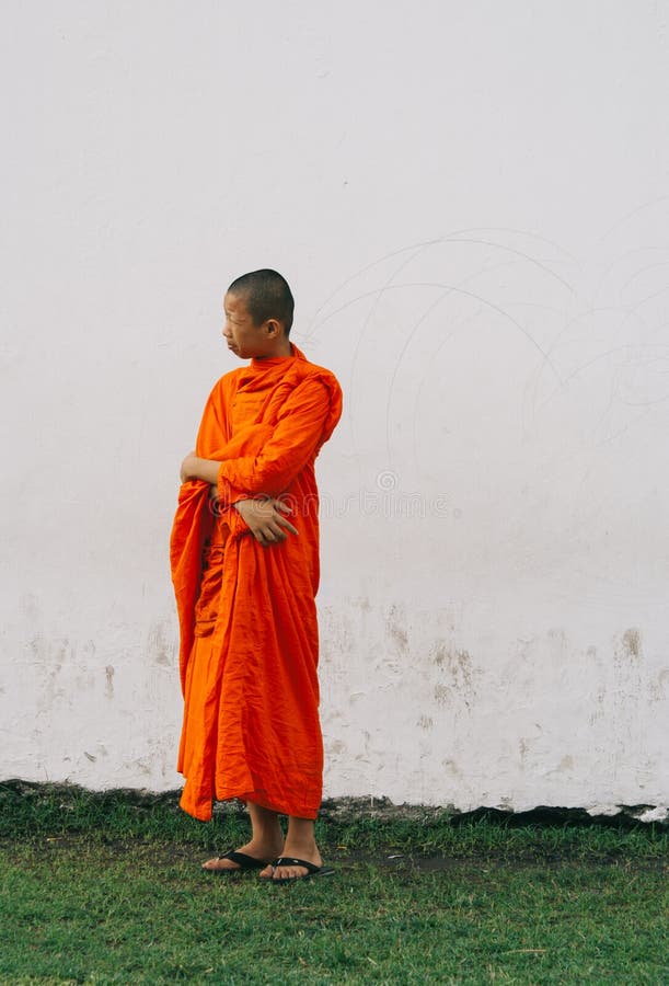 Monk editorial stock photo. Image of orange, buddhist - 80441788