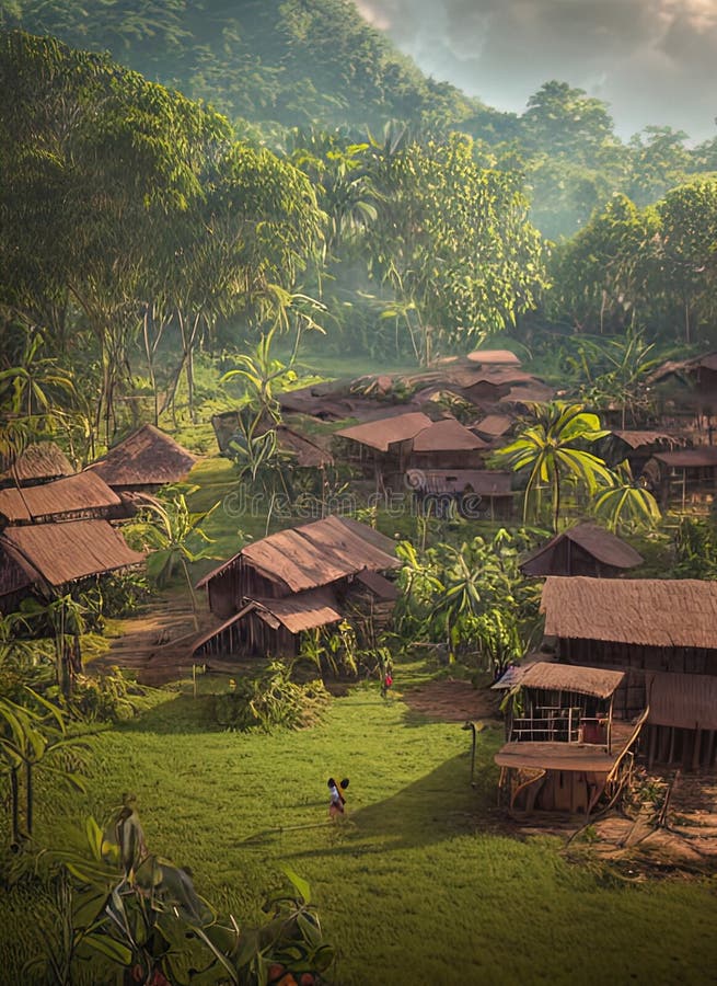 Monkayo, Compostela Valley, Philippines. Generative AI. Stock Photo ...