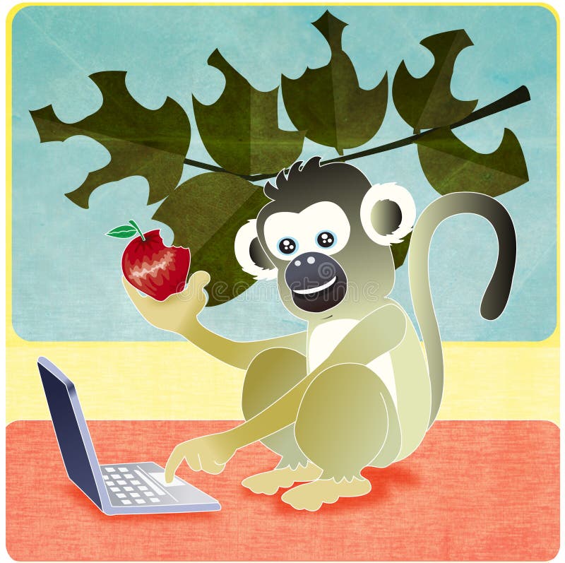 16+ Monkey eating apple Free Stock Photos - StockFreeImages