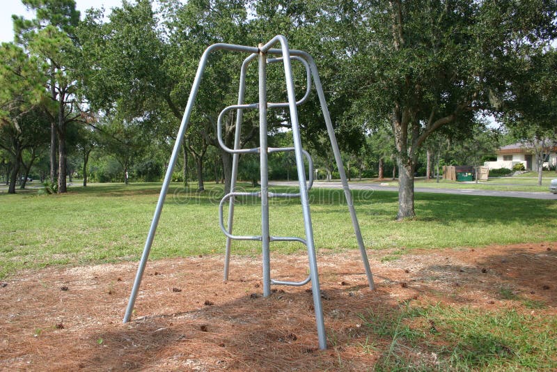 Monkey Bars stock photo. Image of climb, children, trees - 17876