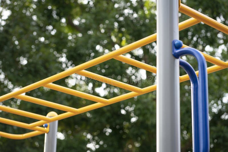 Monkey Bars on a Playground Stock Photo - Image of playground ...