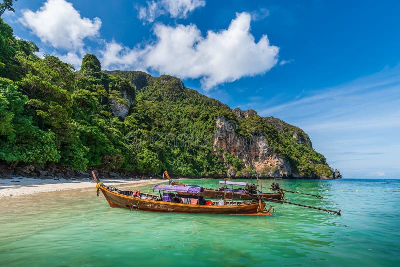 Monkey Beach, Phi Phi Islands, Thailand Stock Image - Image of archipelago, landmark: 384130125