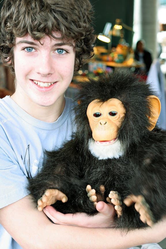 Monkey boy stock image. Image of person, adolescent, eyes - 11596491