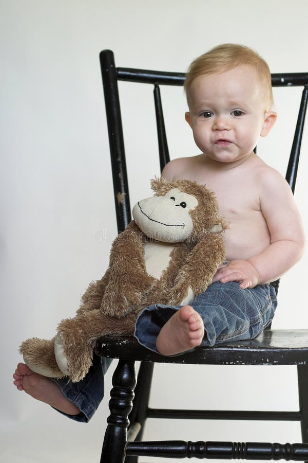 Monkey Boy stock image. Image of baby, bare, handsome - 2613809